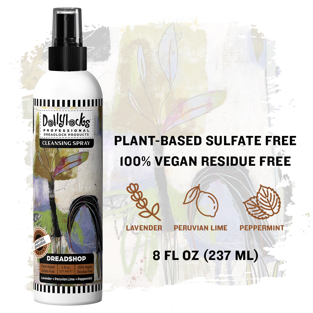 Dollylocks Plant-based Cleansing Spray | Lavender Sky | Dreadshop