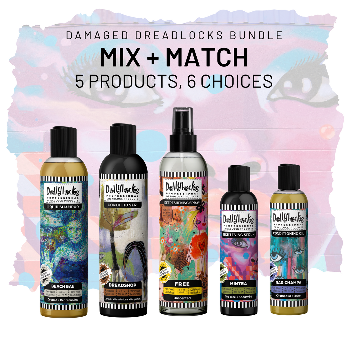 Distressed + Damaged Hair Bundle – Dollylocks