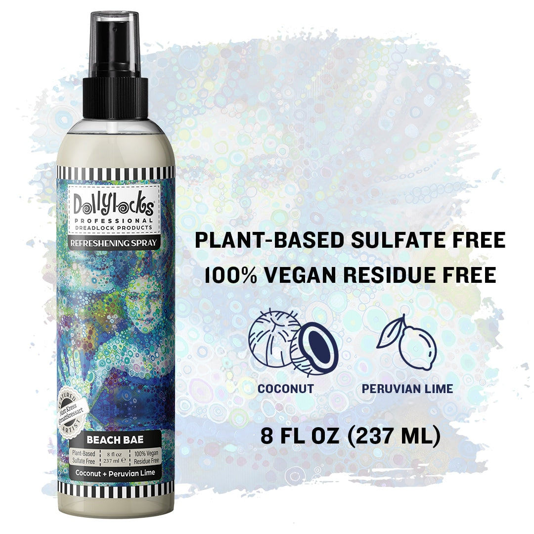 Dollylocks Refreshening Spray | Coconut Lime | Beach Bae